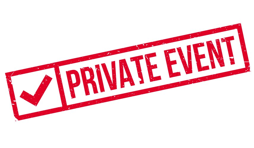 Private event rubber stamp Royalty Free Vector Image