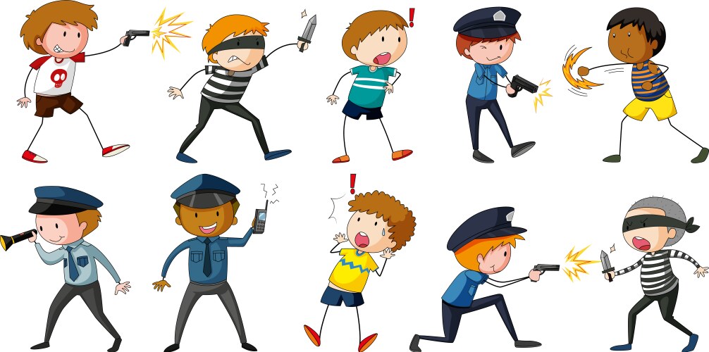 Robbery Royalty Free Vector Image - VectorStock