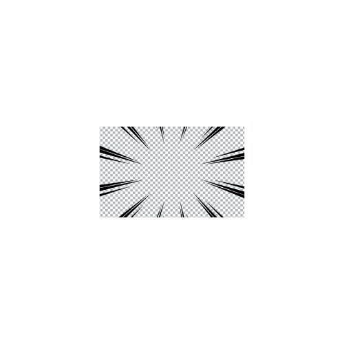 Abstract comic book flash explosion radial lines Vector Image