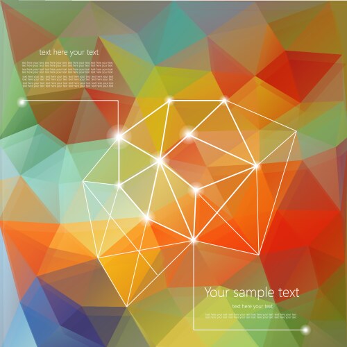 Geometric abstract background Royalty Free Vector Image