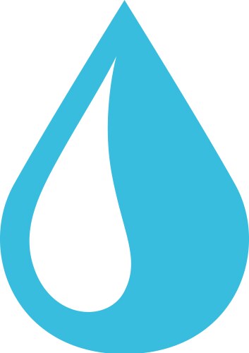 Teardrops dripping water drops of rain liquid Vector Image