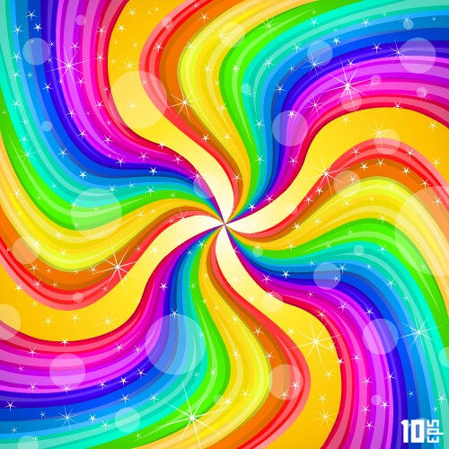 Rainbow Spiral Vector Images (over 9,500)