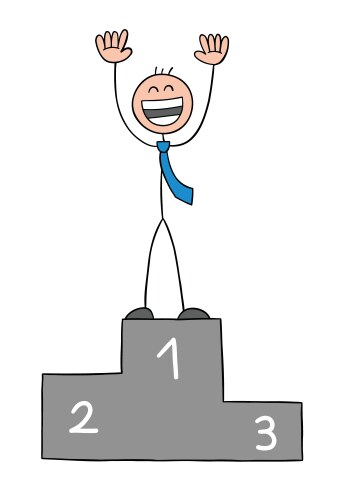 Stickman Trophy Vector Images (66)