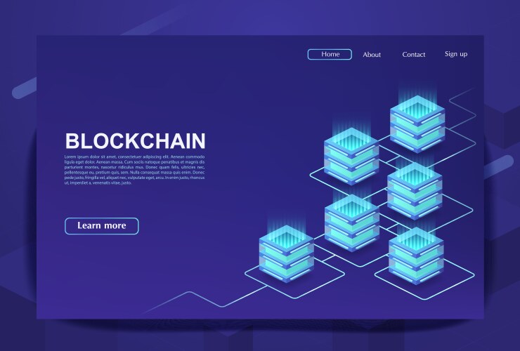 Data center room interior with server equipment Vector Image