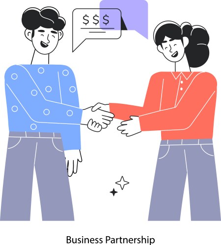 Partnership Royalty Free Vector Image - VectorStock