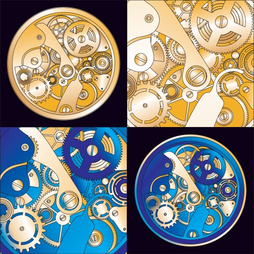 Clockwork Royalty Free Vector Image - VectorStock