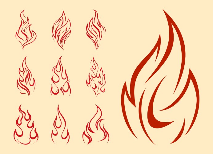 Flamecdr Royalty Free Vector Image - VectorStock