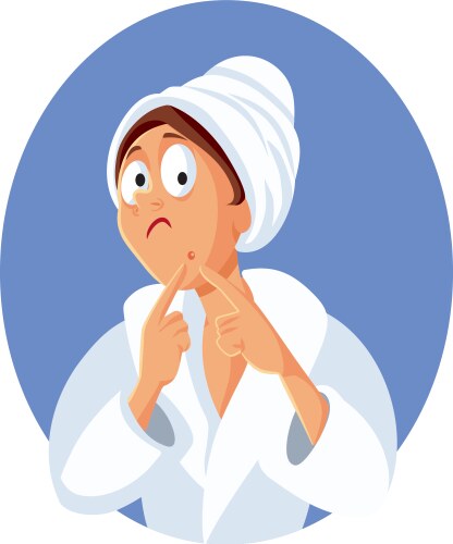 Foot with fungus problem concept cartoon Vector Image