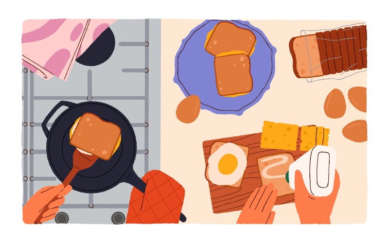 Bread Making Process Vector Images (over 350)