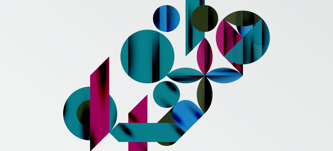 Geometric neo patterns abstract background for Vector Image