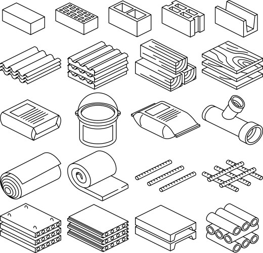 Building Construction Materials Vector Images (over 26,000)