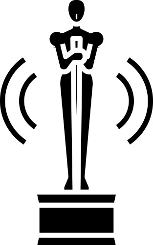 Oscar statue Vector Images & Graphics for Commercial Use | VectorStock