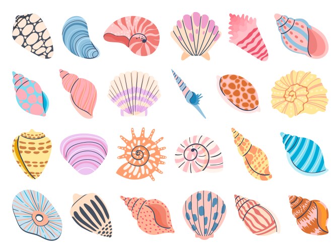Cartoon Seashell Vector Images (over 9,800)