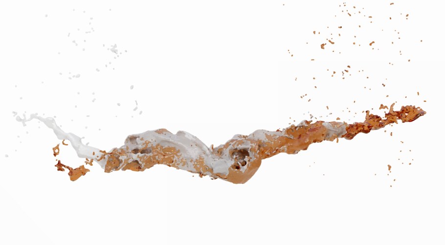 Realistic pink water swirl splash with drops Vector Image