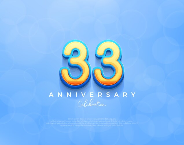 33rd Anniversary Vector Images (over 700)