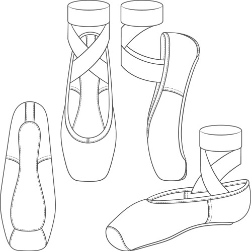 Ballet Shoes Vector Images (over 4,800)