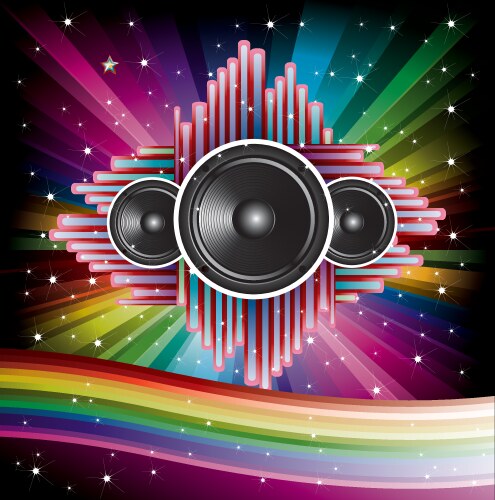 Modern music background Royalty Free Vector Image