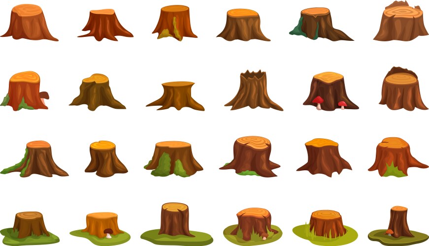 Cartoon Cutting Down Trees Vector Images (over 120)