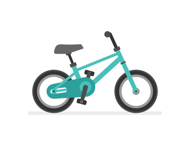 Kids bike Royalty Free Vector Image - VectorStock