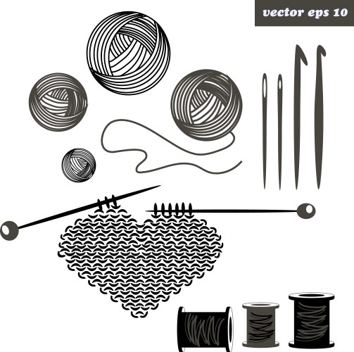Knitting Set Vector Images (over 26,000)