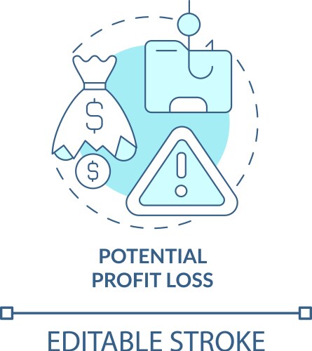 Understand risks concept icon Royalty Free Vector Image