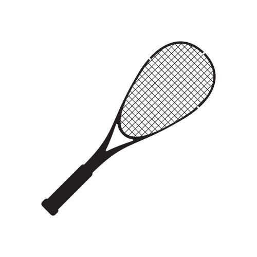 Squash racquet Royalty Free Vector Image - VectorStock