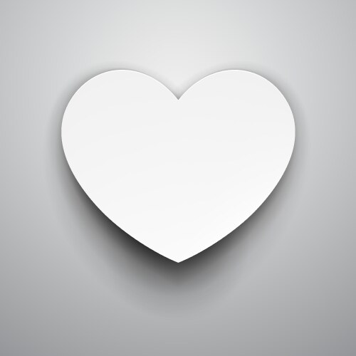 Paper love sign Royalty Free Vector Image - VectorStock