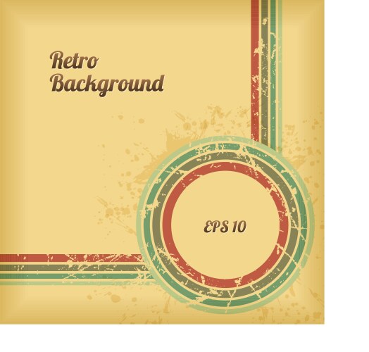 Retro template Royalty Free Vector Image - VectorStock