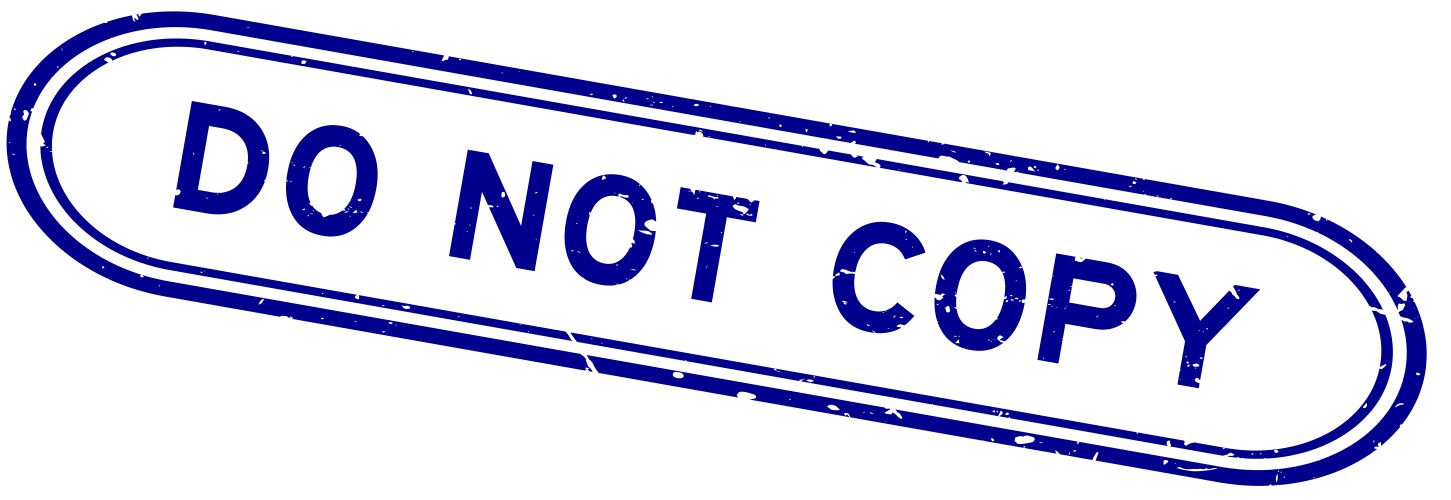 Controlled Copy Stamp Vector Images (over 190)