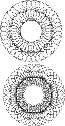 Guilloche Pattern Vector Images (over 16,000)