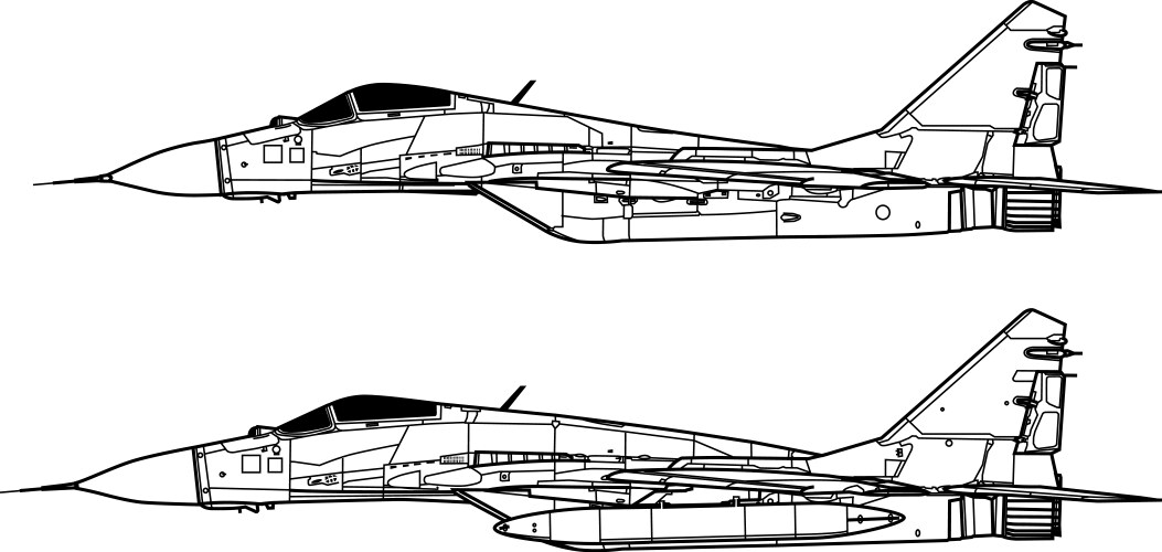 Mig 29 Vector Images (22)