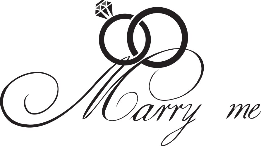 Wedding ring icons Royalty Free Vector Image - VectorStock