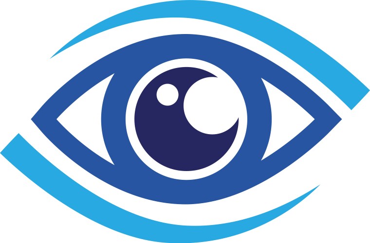 Abstract Eye Logo Concepts Royalty Free Vector Image