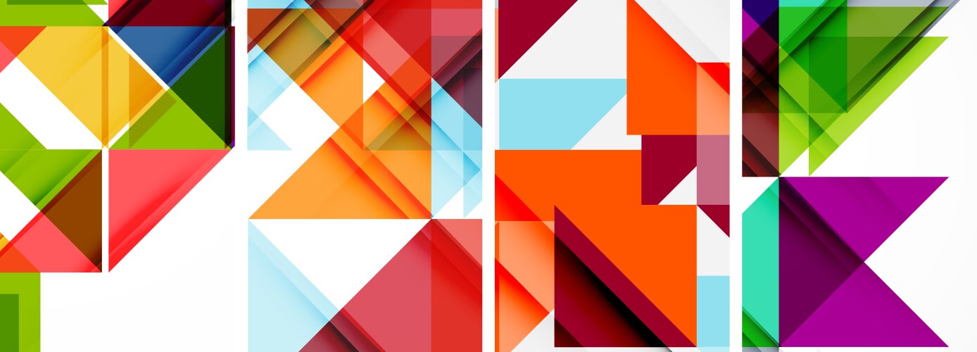 Random Triangle Pattern Vector Images (over 14,000)