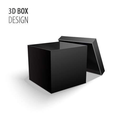 Open box clipart black and white Vector Images & Graphics for ...