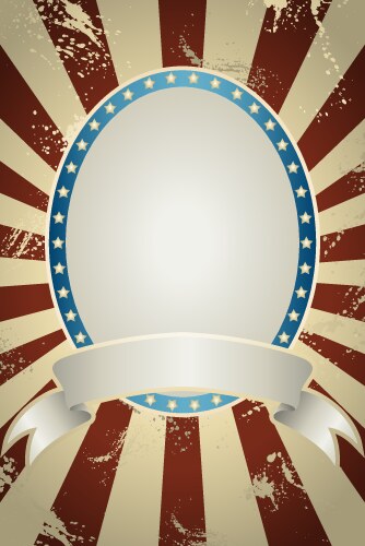 American flag background Royalty Free Vector Image