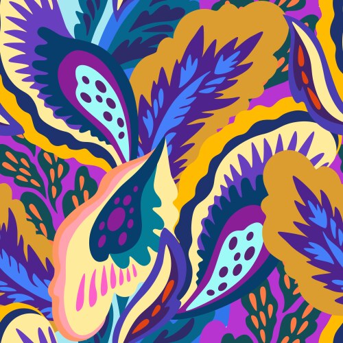 Seamless floral pattern with strelitzia Royalty Free Vector