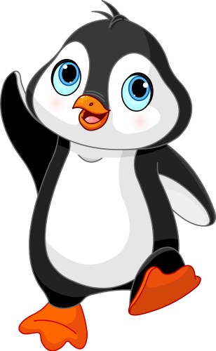 Baby penguin Royalty Free Vector Image - VectorStock