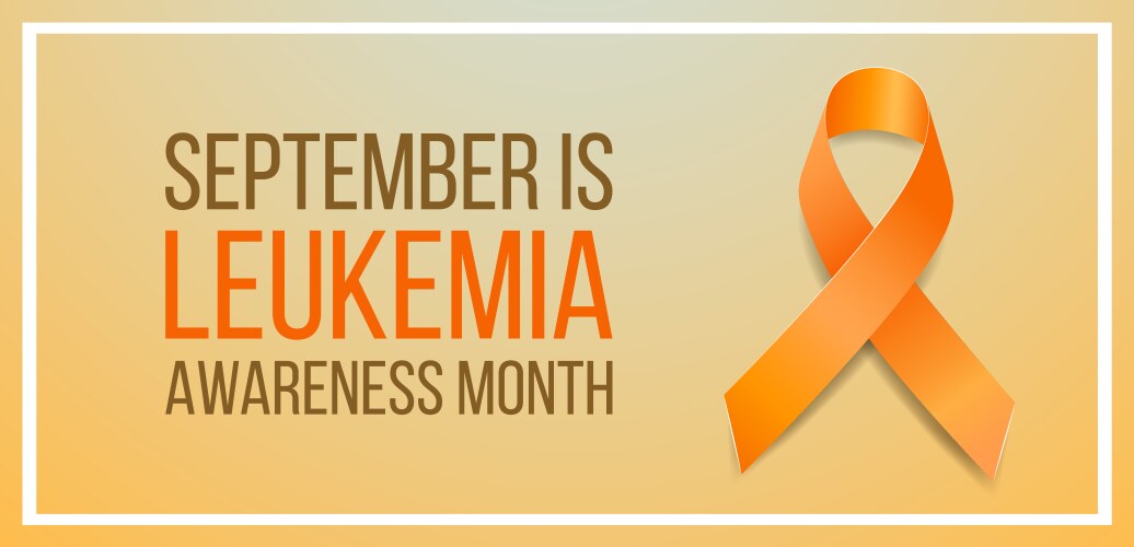Leukemia awareness month concept banner Royalty Free Vector