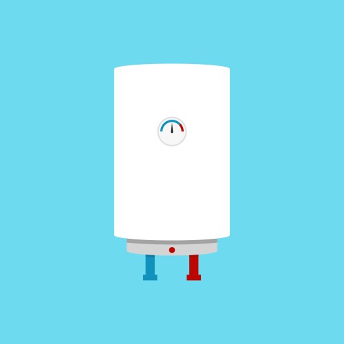 Water heater cartoon style Royalty Free Vector Image