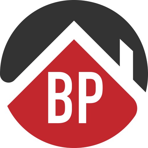 Initial letter ap building logo design template Vector Image