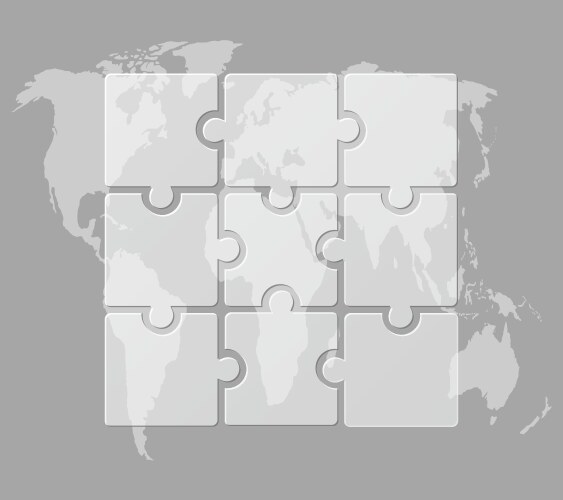 Transparent diagram infographic process on 9 steps