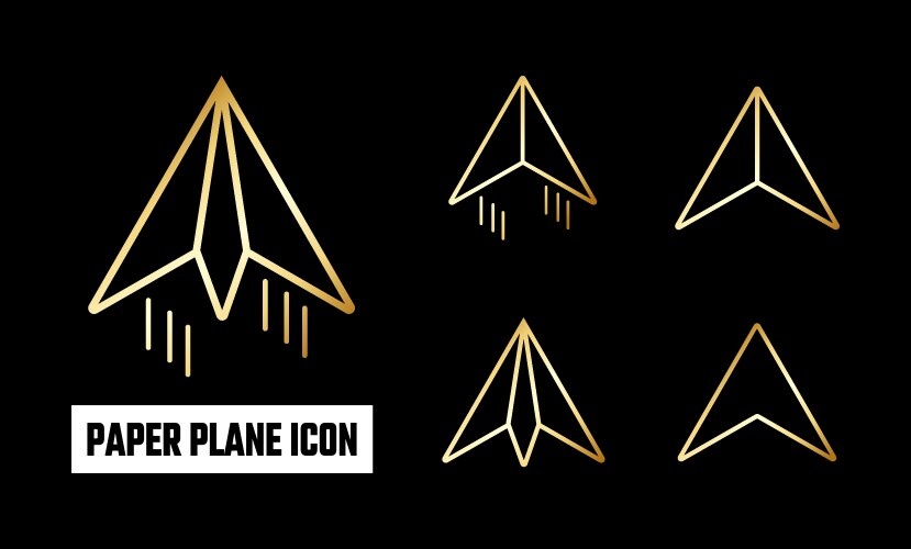 Golden Airplane Vector Images (over 2,000)
