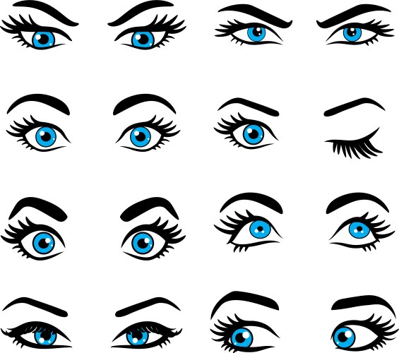 Cartoon Eyes Vector Images (over 290,000)