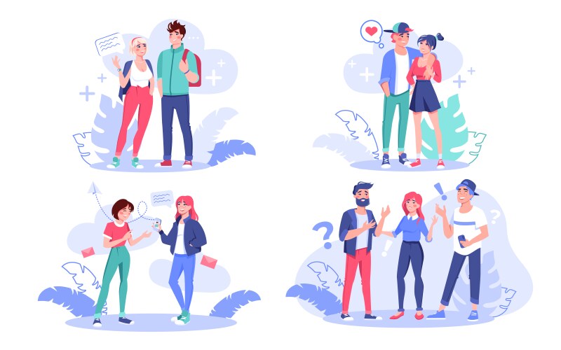 People Communicating Vector Images (over 580,000)