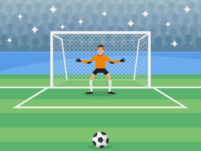 Netting soccer gate Royalty Free Vector Image - VectorStock