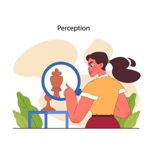Cognitive skill human function ability Royalty Free Vector