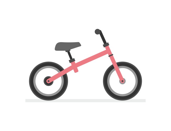 Kids bike Royalty Free Vector Image - VectorStock