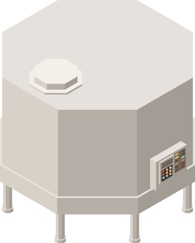 Storage tank isometric drawings Royalty Free Vector Image