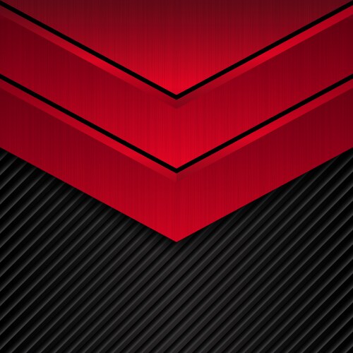 Black and red metallic background Royalty Free Vector Image
